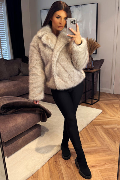 Women's Faux Fur Short Jacket Zara Inspired – Styledup.co.uk